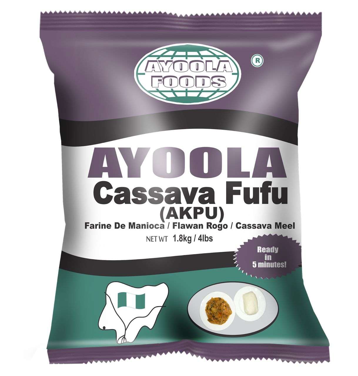 Ayo Ola Cassava Flour (Fufu) – Correct African Food Market | Toronto ...